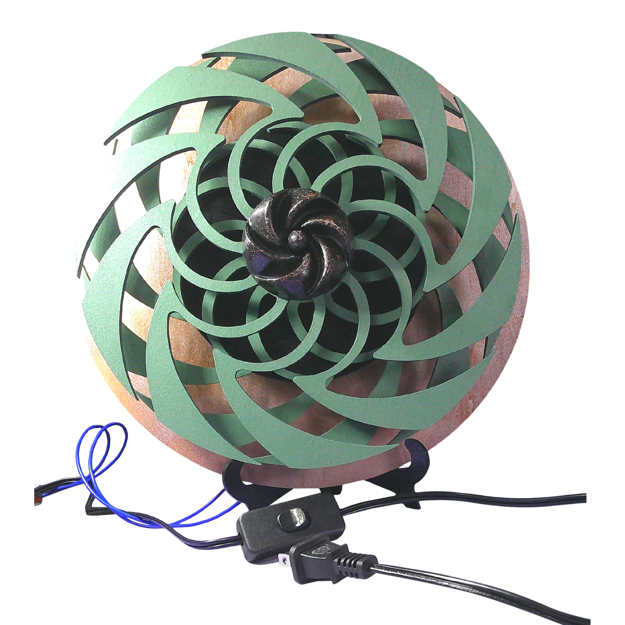 Electric Kinetic Orgone Energy Moss Green Spinner – The Purple EcoVillage